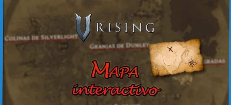 Mapa interactivo de V Rising: Explora recursos, jefes y secretos